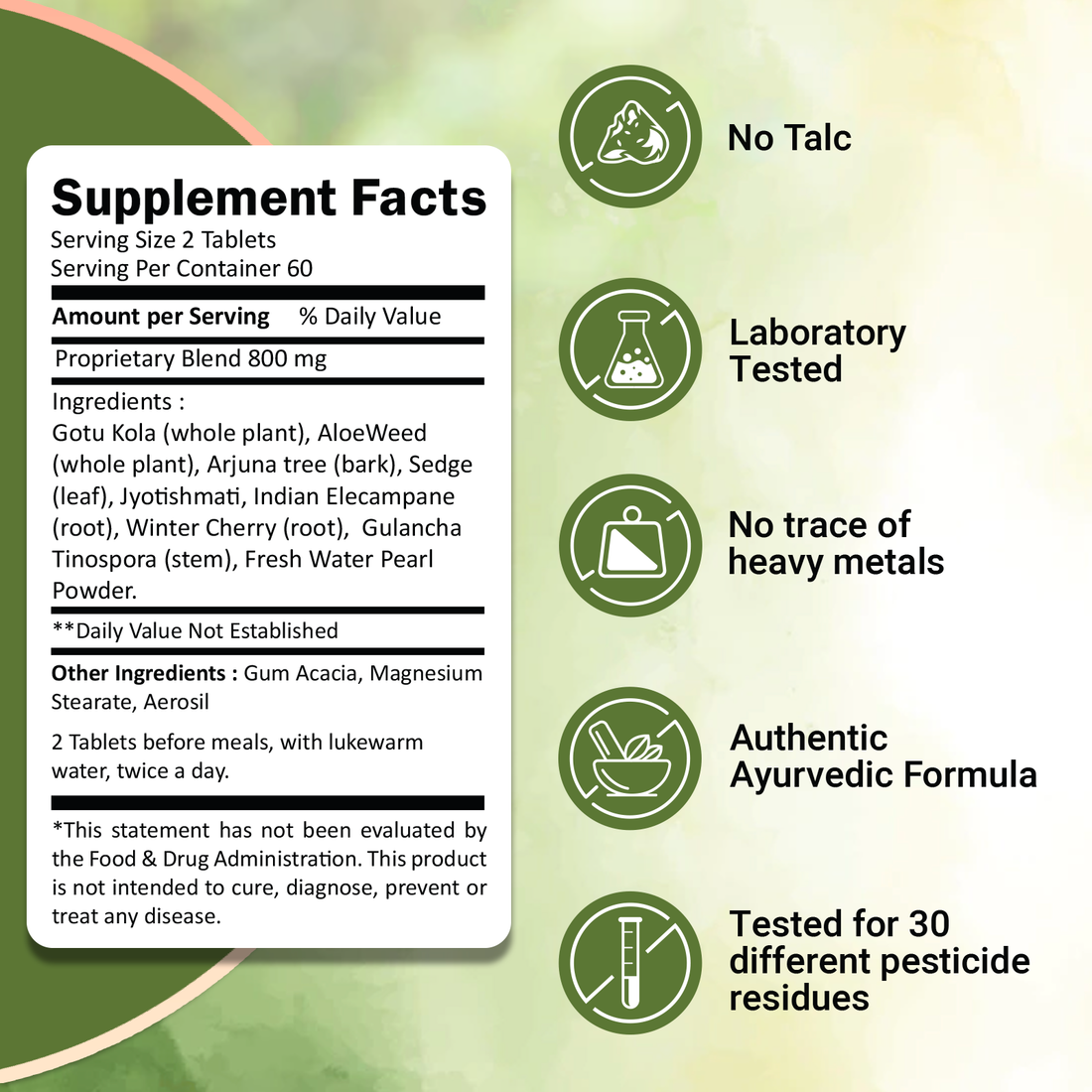 Buy IVY’s Mukta Vati Tablets – Natural BP Control Formula | Nirogam ...